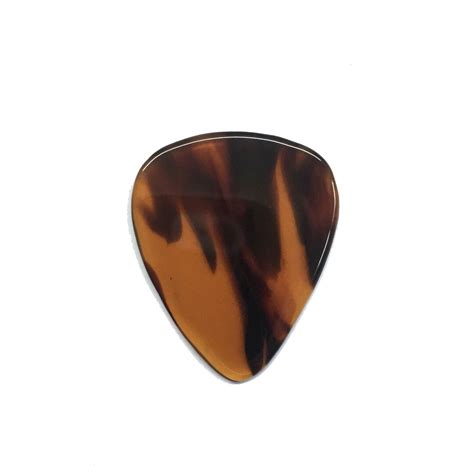 Synth Shell Handmade Guitar Pick Teardrop Faux Tortoiseshell