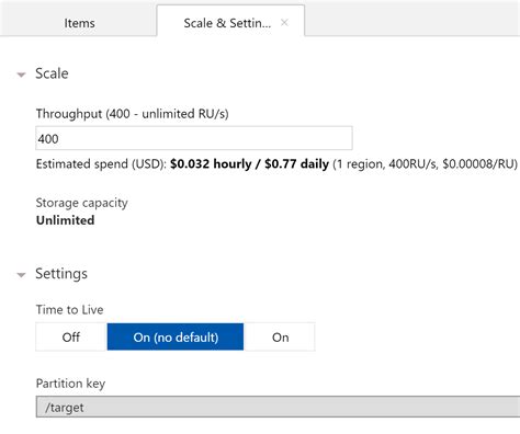 c cosmosdb sdk v3 create container with ttl on stack overflow