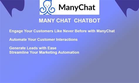 Create A Custom Manychat Chatbot For Your Business By Alihadi11 Fiverr