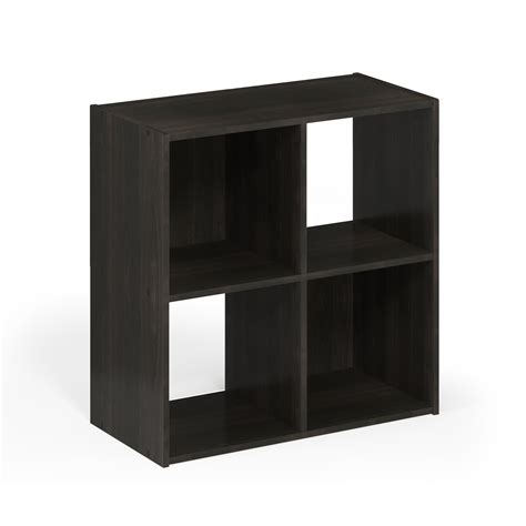 Furinno Pelli Cubic Storage Cabinet 2x2 Espresso