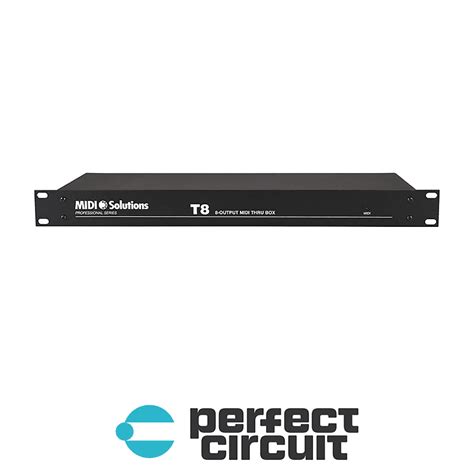 Midi Solutions T8 8 Output Active Midi Thru Box Reverb Uk