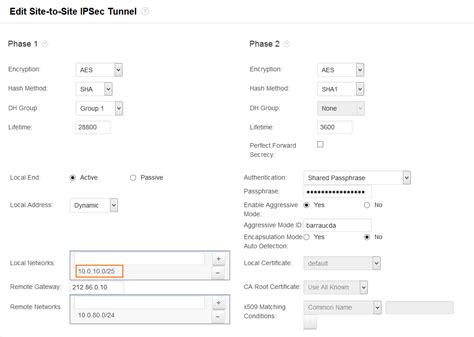 How To Configure Authentication Through A Site To Site VPN Tunnel Barracuda Campus