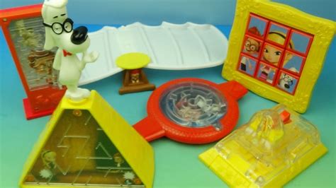 2014 Mr Peabody And Sherman Set Of 6 Mcdonalds Happy Meal Movie