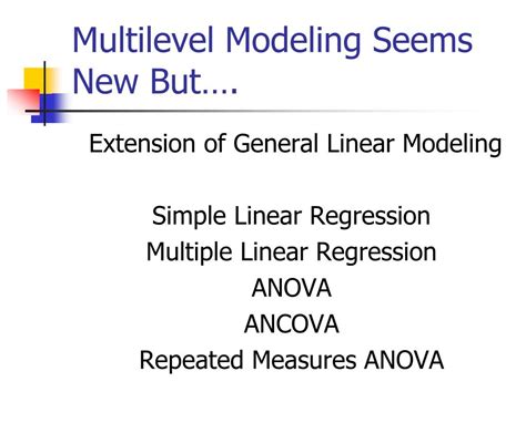 PPT Multilevel Modeling PowerPoint Presentation Free Download ID 6064274