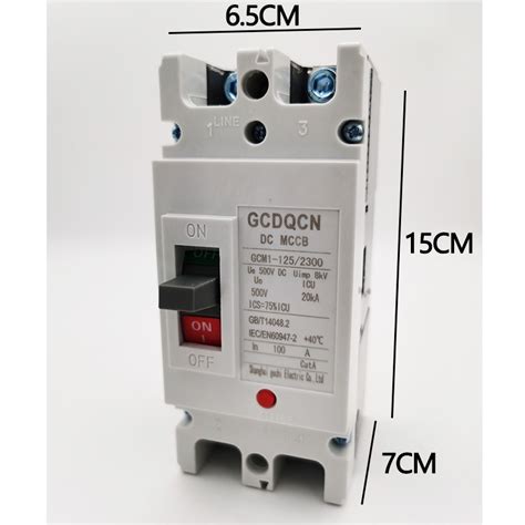Mccb 125a 225a Breaker Moulded Case Circuit Breaker Battery Combiner