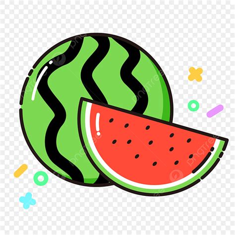 신선한 과일 수박 일러스트 과일 신선한 수박 만화 수박 Png 일러스트 및 벡터 에 대한 무료 다운로드 Pngtree