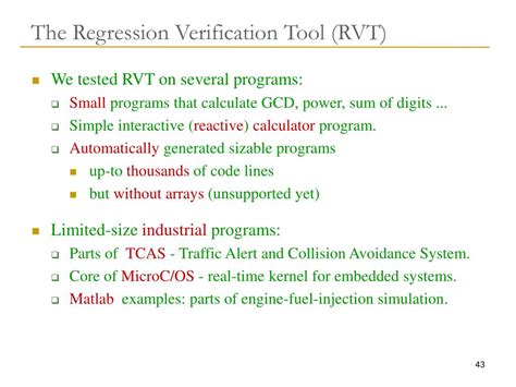 Ppt Regression Verification Powerpoint Presentation Free Download