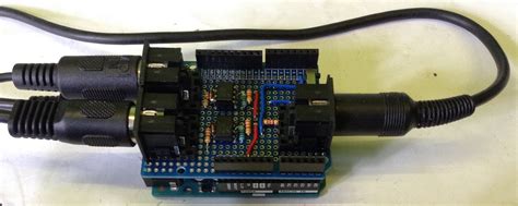 Arduino Uno Dual Merge Midi “shield” Simple Diy Electronic Music Projects