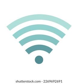 Wifi Symbol On White Background Stock Vector Royalty Free 2269692691 Shutterstock
