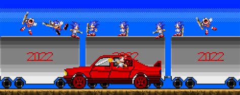 Sonic Evil Heroes Train Fight Pixelated By Shadonictheedge On Deviantart