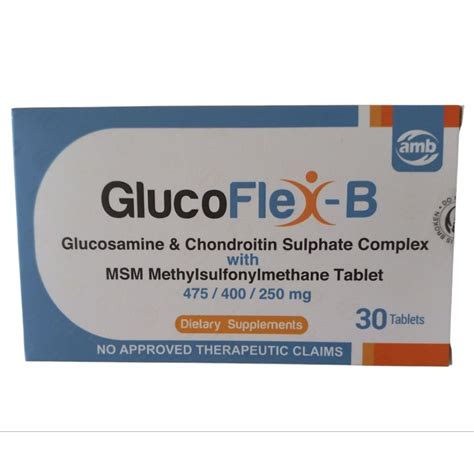 Glucoflex B Glucosamine And Chondroitin Sulphate Complex 30s Shopee