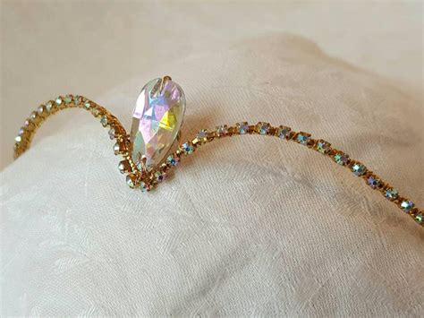 Golden Rhinestone Diadem Ready To Ship Bayadere Odalisques Medora
