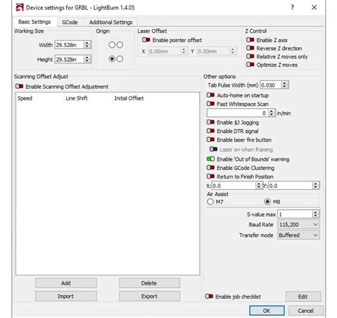 Help No Laser Burn Community Laser Talk LightBurn Software Forum