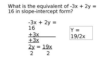 Linear Functions Error Analysis Activity By Ms Miller S Mind Bending Measures
