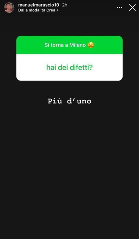 Manuel Marascio “ora Come Ora Non Parteciperei Più Perché…”