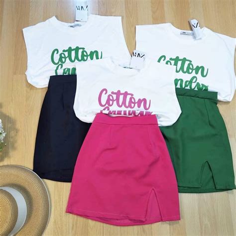 🌈 Set2ชิ้น เสื้อผ้าแฟชั่น ราคาถูก รับตัวแทนจำหน่าย