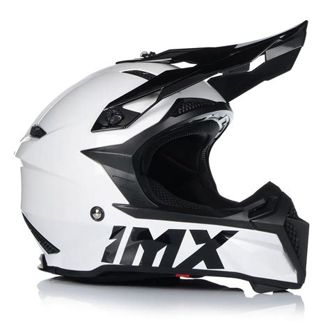 Casca Moto Imx Fmx Enduro Protectie Uv Off Road Alb L 59 60 Cm