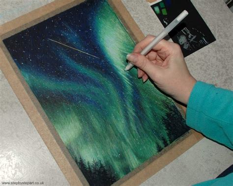 How To Draw A Galaxy With Colored Pencils For Beginners At Phoebe