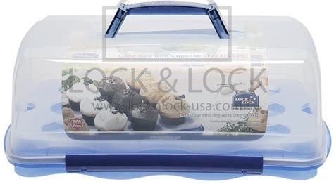 Rectangular Cake Storage Container With Handle