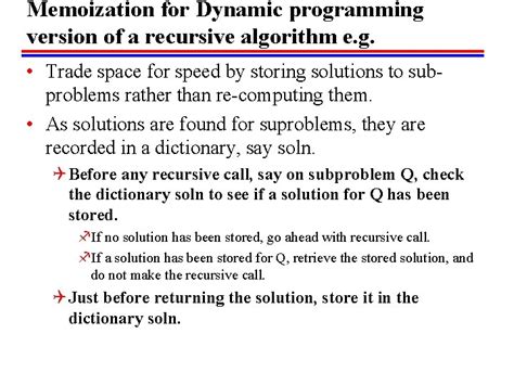 Dynamic Programming Q An Algorithm Design Technique Q