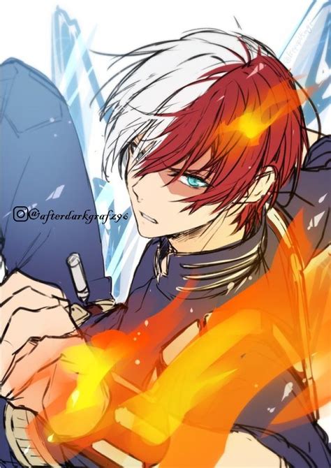 Afterdarkgrafz96 — Todoroki Design From My Hero Academia