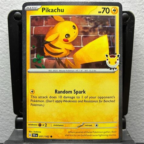Pikachu 051162 Pokémon Day 2026 30th Anniversary Stamped Promo Nm