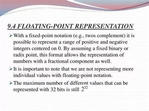 PPT FLOATING POINT REPRESENTATION PowerPoint Presentation Free