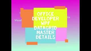 How To Wpf DataGrid Master Details Doovi
