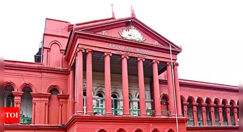 Karnataka Hc Ok To Modify Tender Document Before Last Date Bengaluru News Times Of India