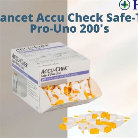 Jual Lancet Accu Check Safe T Pro Uno 200s Shopee Indonesia