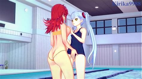 Ruri Hoshino And Festenia Muse Intense Lesbian Play Martian Successor Nadesico Super Robot