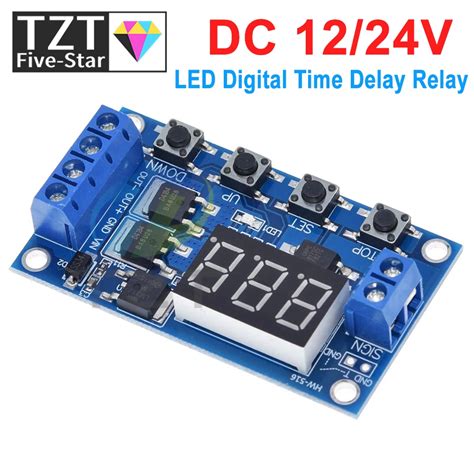 Tzt Trigger Cycle Timer Delay Switch 12 24v Circuit Board Dual Mos Tube