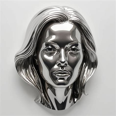 Futuristic Liquid Metal Sculpture By Zaha Hadid Swap Face