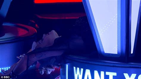 The Voices Rita Ora Falls Off Her Chair During Debut Appearance