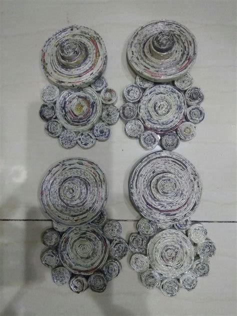 Pin Oleh Tatik Rita Di Kreasi Daur Ulang Kertas Koran Kel 1 Daur Ulang