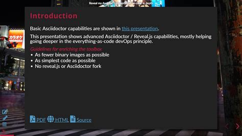 Github Zenikaadoc Presentation Model A Full Asciidoc Extended