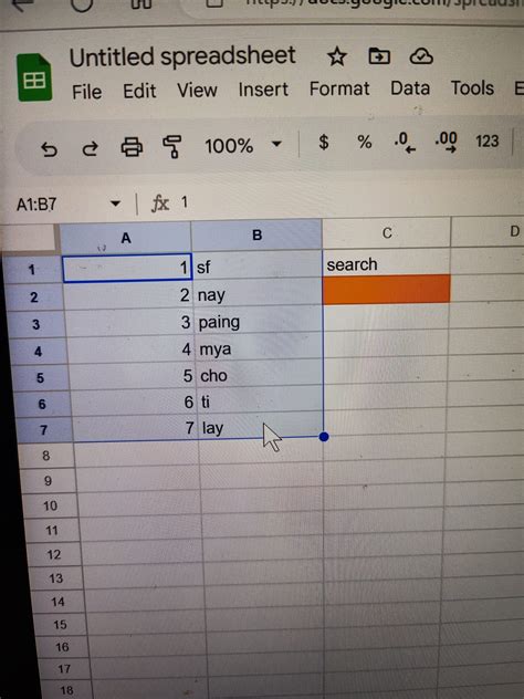 Google Sheet Search Box Rocketmyanmar