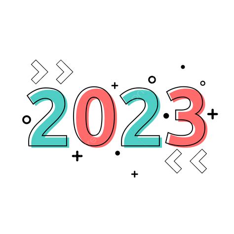 2023 New Year Design Abstract Style Element 2023 New Year Happy New Year Png And Vector With