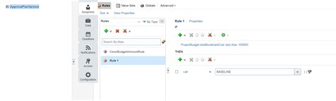 How To Define A Rule On Bpm Worklist For Approving Budget If A Condition Is False — Cloud