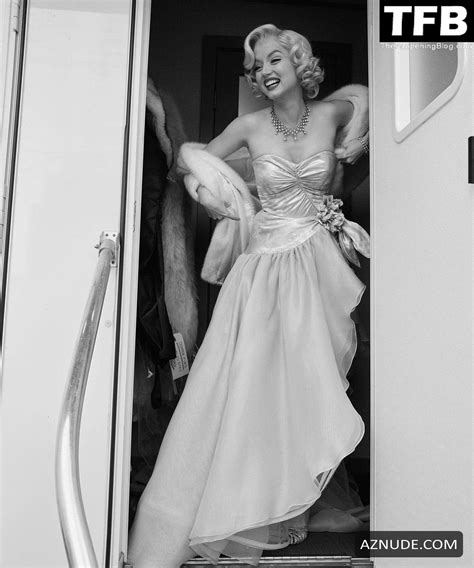 Ana De Armas Sexy Poses Showcasing Her Stunning Figure In A Black And White Photoshoot For