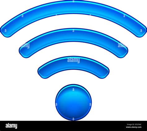 Wireless Network Symbol Wifi Icon Vector Illustration Isolated On White EPS Modes Editable