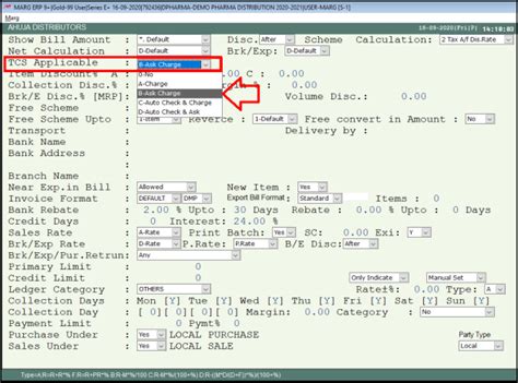 How To Implement Tcs In Marg Software