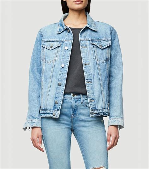 6 Off The Shoulder Jean Jacket Looks We Love Who What Wear
