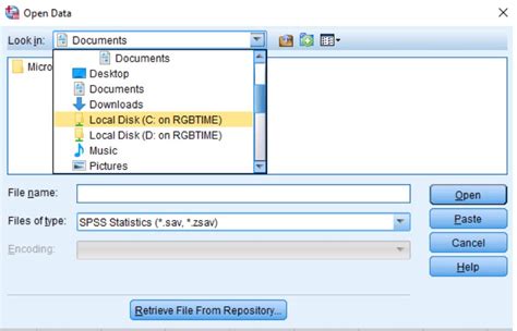 How To Open A SPSS File Through SPSS On Citrix Windows WCSU Support