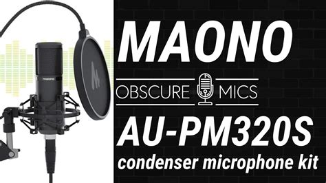 Maono AU-PM320S Condenser Microphone Kit - Test / Review - YouTube