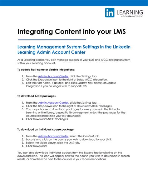 Getting Started As An Administrator In Linkedin Learning Pdf