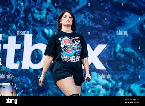 Courtney Laplante Of Spiritbox Performs At The Louder Than Life Music Festival At Kentucky
