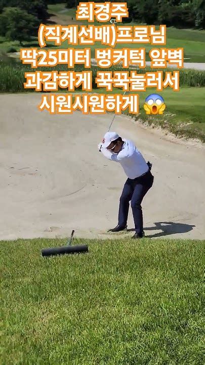 딱25m꾹꾹눌러서😱 골프레슨 아이언레슨 필드레슨 골프 골프존 퍼터 퍼팅 퍼터레슨 퍼팅레슨 비거리레슨 드로우샷 페이드샷 드라이버샷
