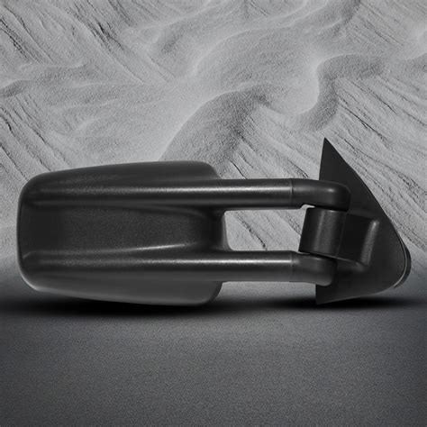 Right Passenger Side Mirror Manual Adjust Non Heated Textured Black