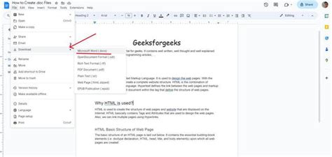 DOC File Format Doc Extension GeeksforGeeks